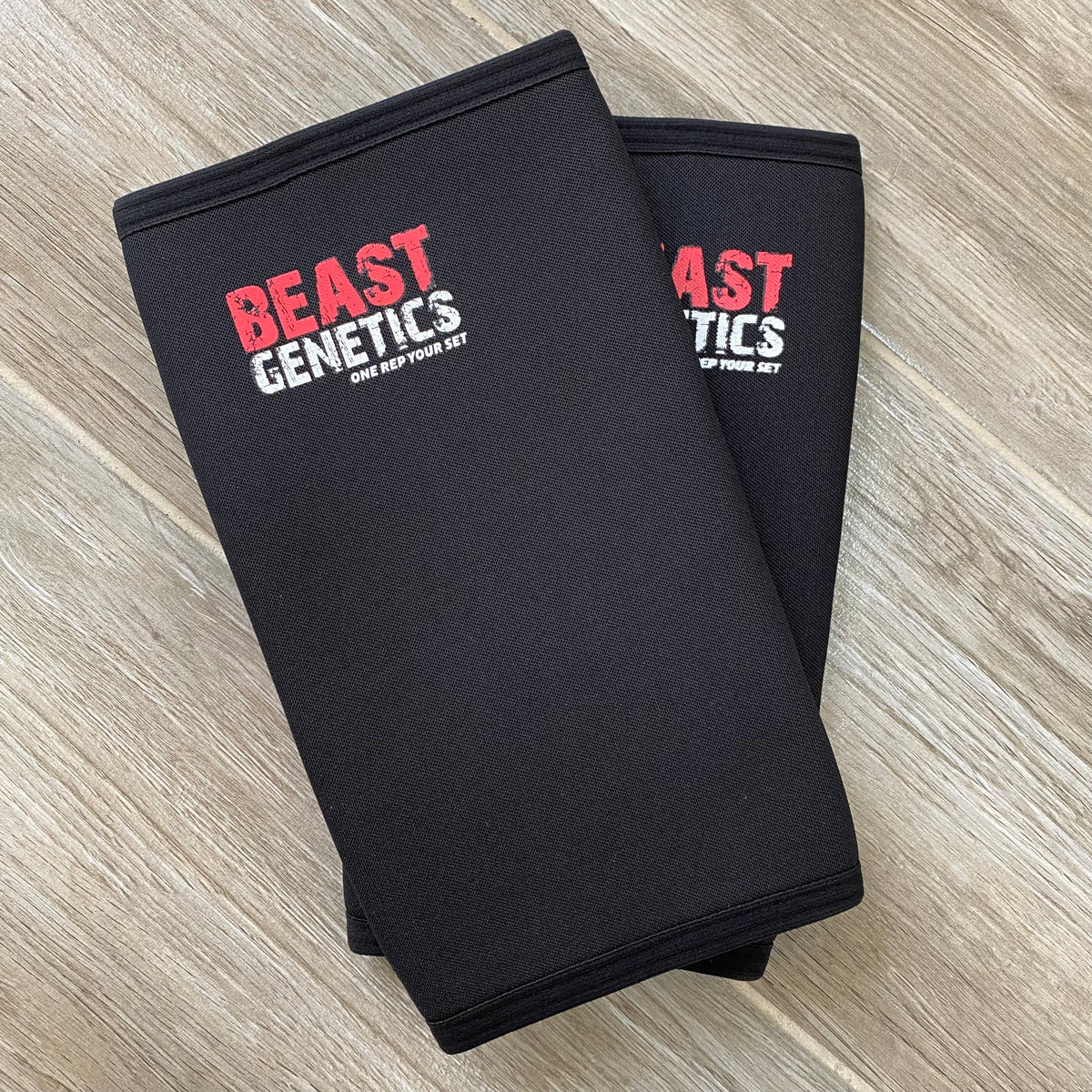 Knee Sleeves Black Pair - Beast Genetics – Snatching Llama