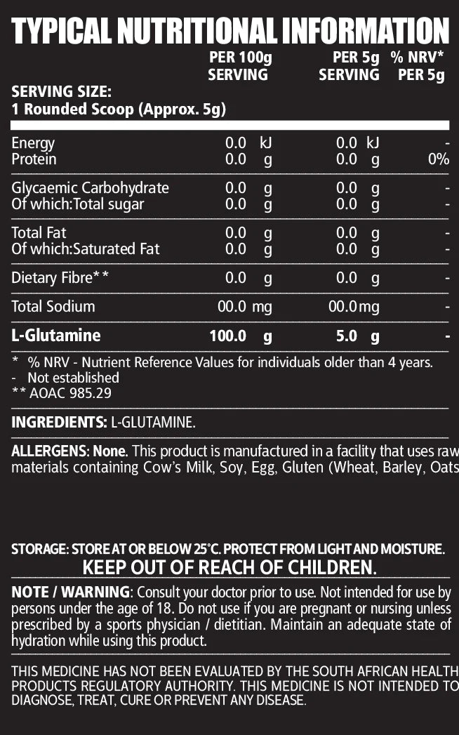 NPL L-Glutamine – Snatching Llama