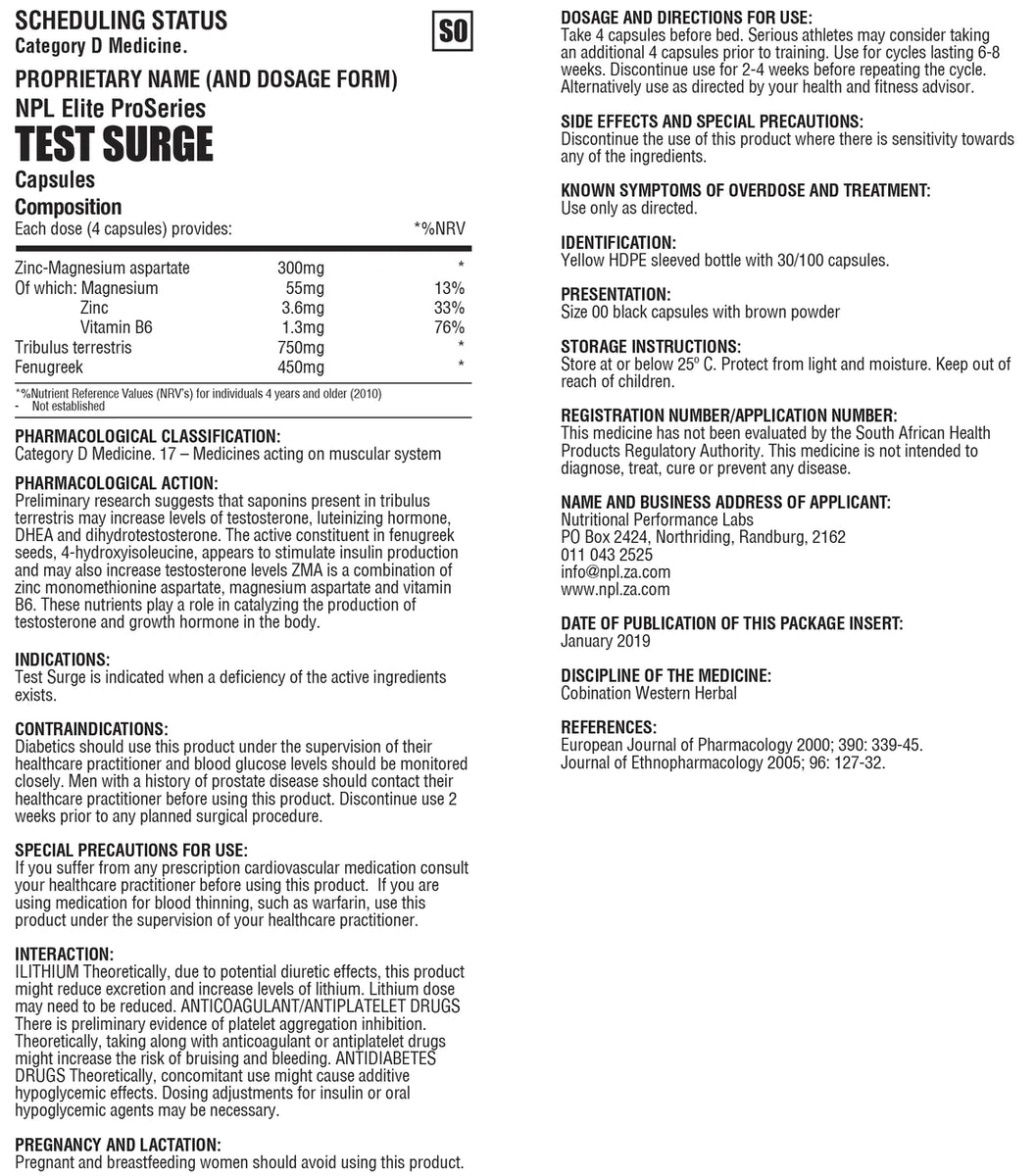 NPL Test Surge 100 Caps – Snatching Llama